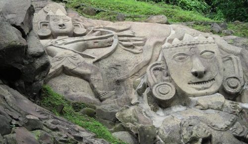 Beautiful stone carvings of Unakoti | Mystery of India