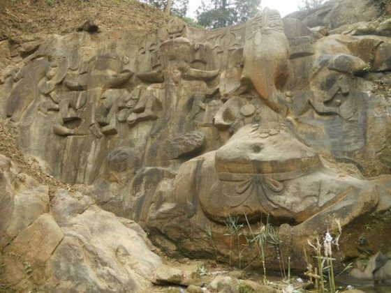 Beautiful stone carvings of Unakoti | Mystery of India